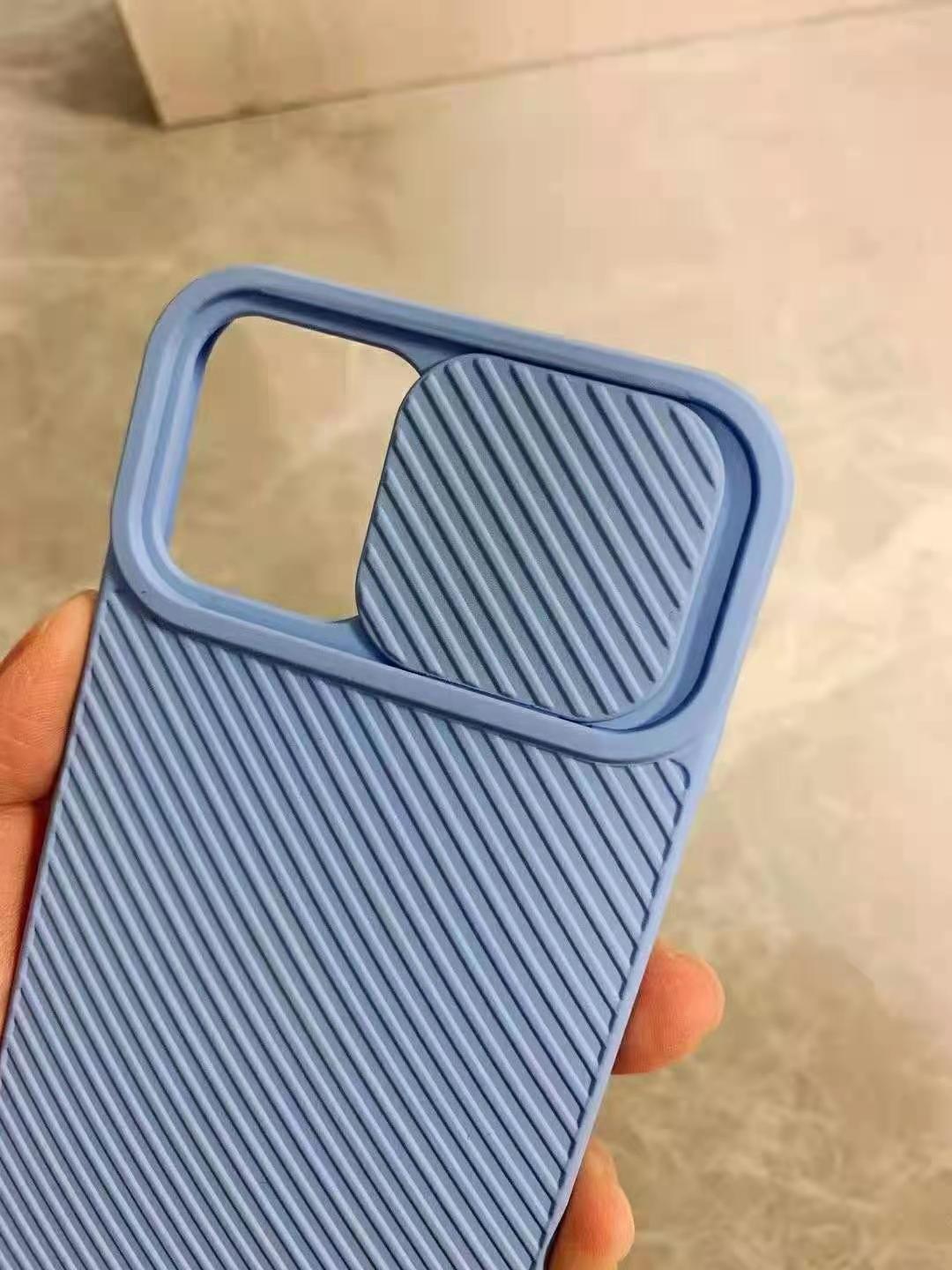 TPU sliding window phonecase flannelette