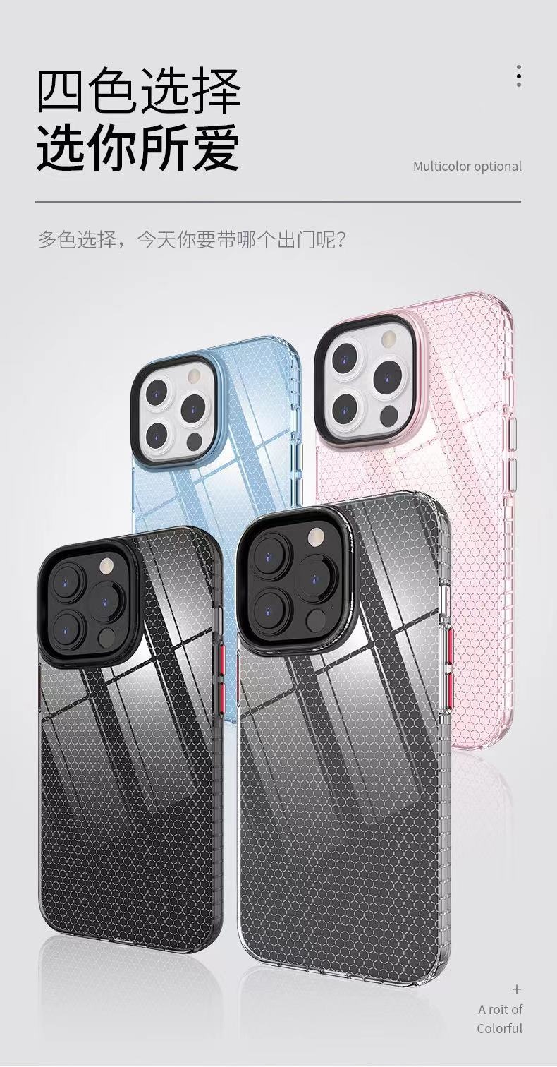 clear smartphone case with Color button