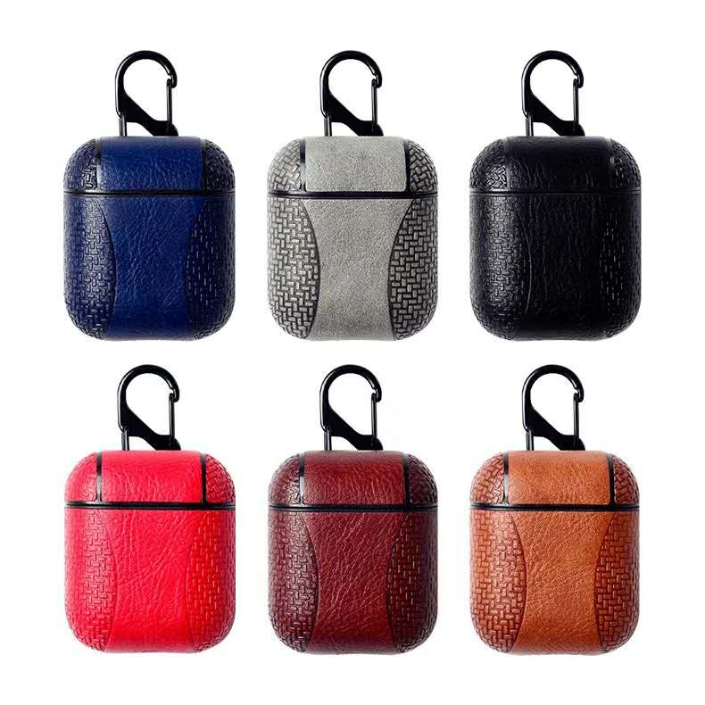 Leather earphone protective cover