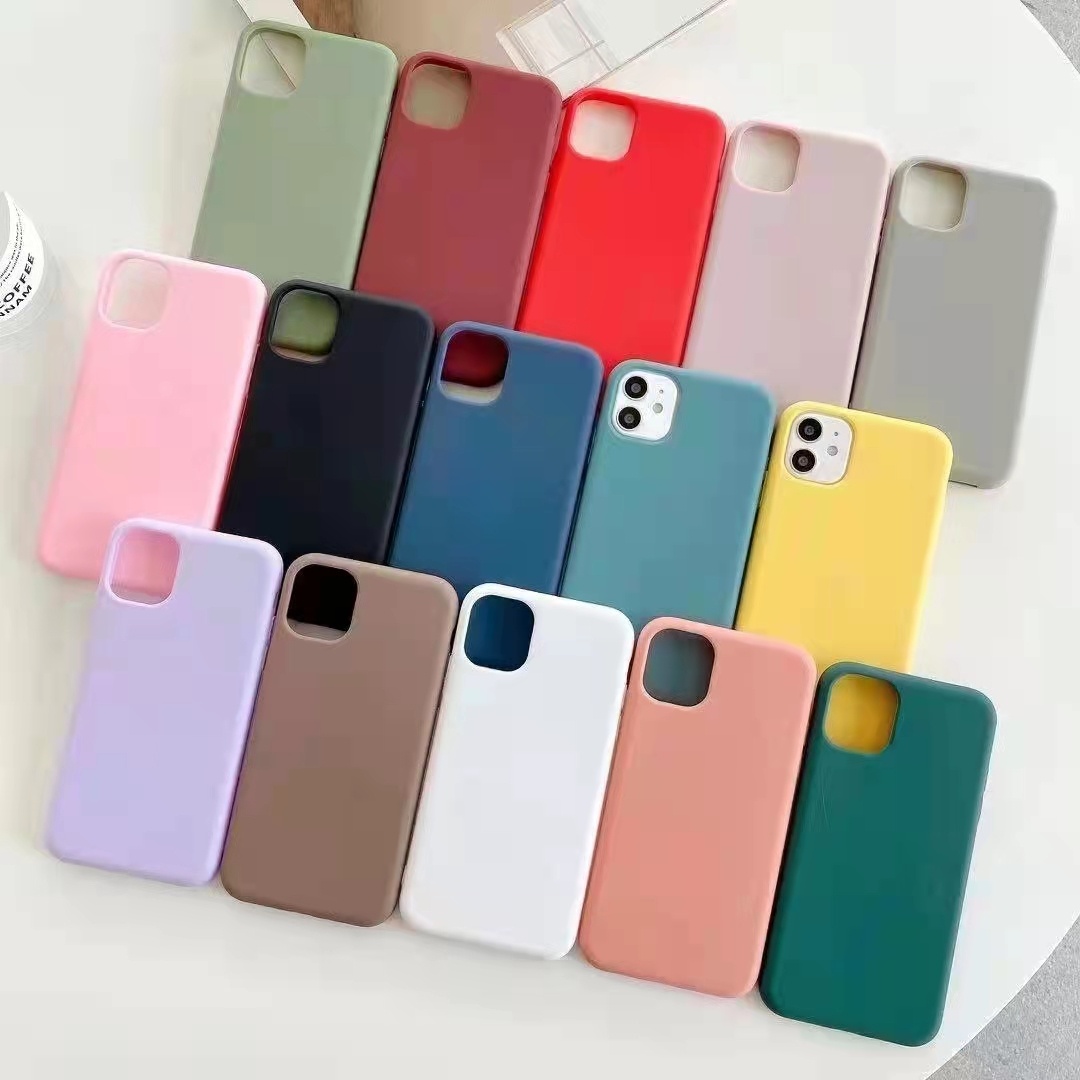 TPU soft case Solid color mobile phone case