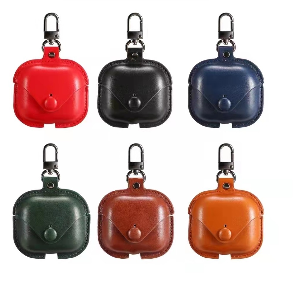 Leather earphone protective cover