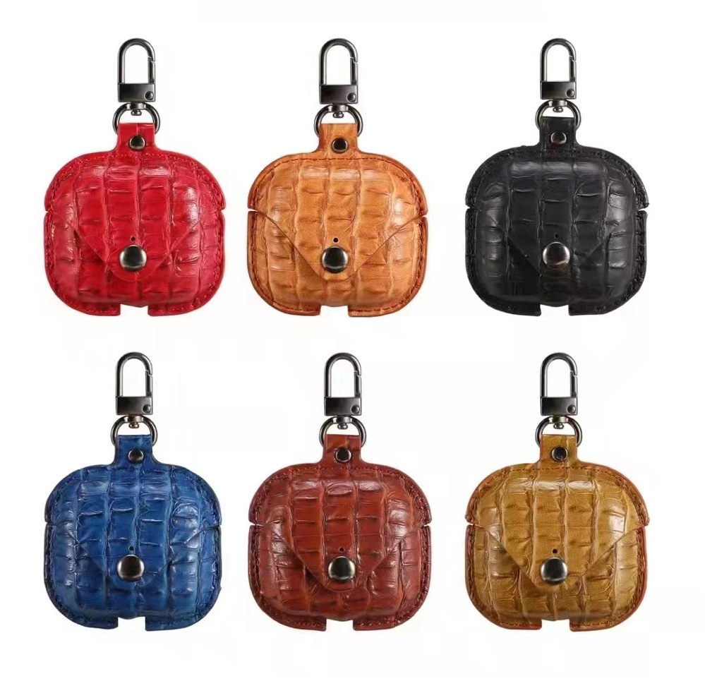 Leather earphone protective cover