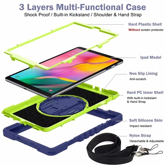Tablet PC case MID case Material:PC+TPU